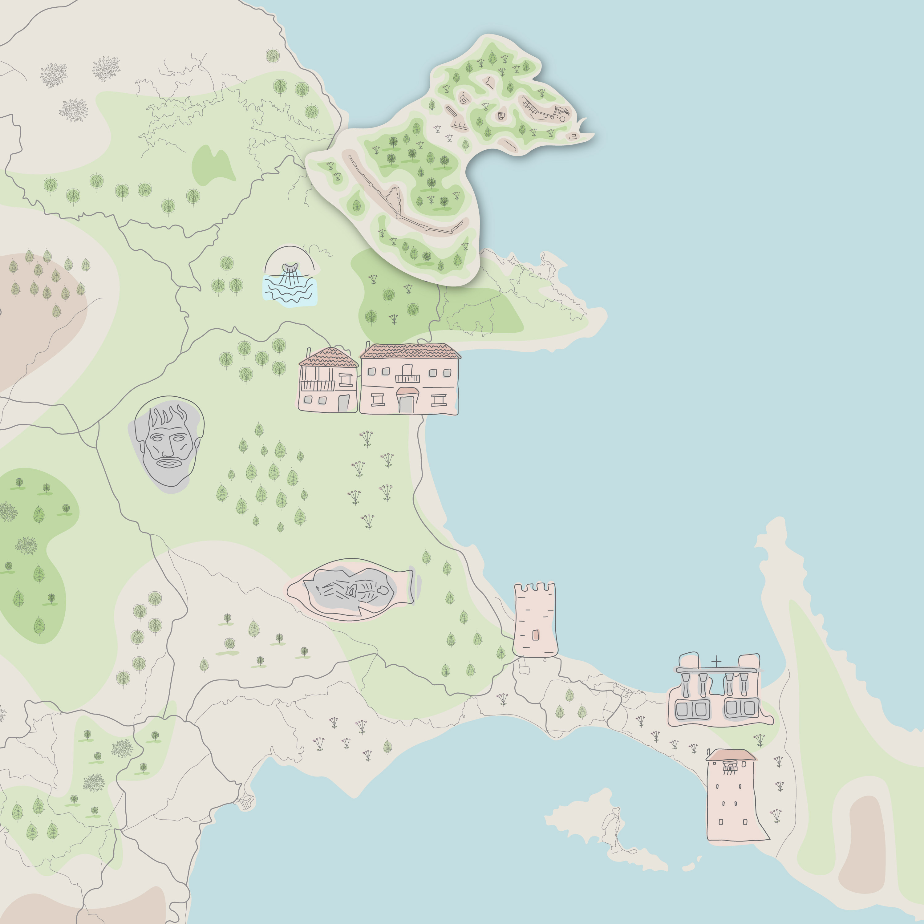 Virtual Tour - Chalcidice - Myth | Yougoculture